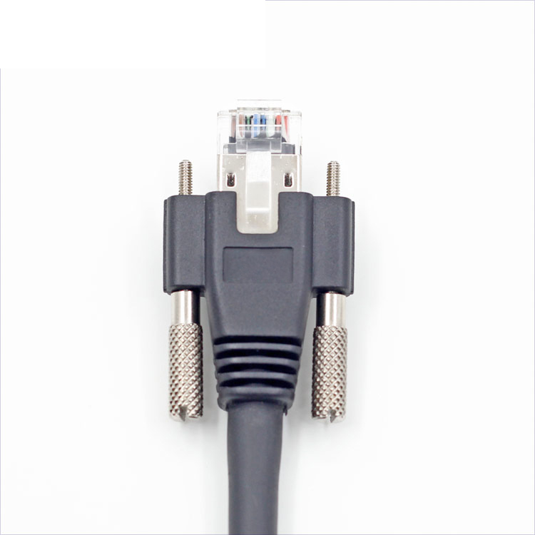 RJ45 GIGE camera cable China supplier,RJ45 screw lock cable China ...