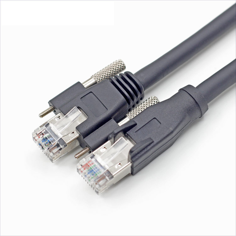 RJ45 GIGE camera cable China supplier,RJ45 screw lock cable China ...