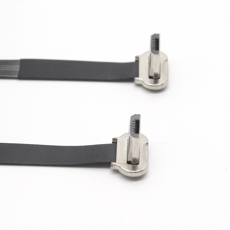 FFC USB 3.1型男性到母电缆，FPC带USB型C延长电缆