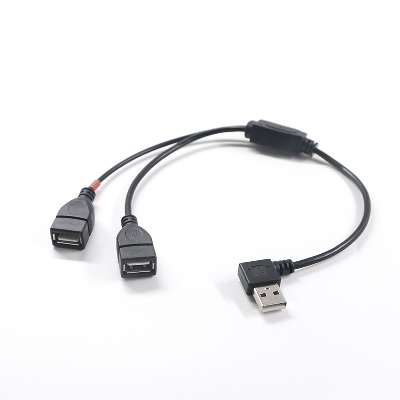 Y splitter USB A male to 2 dual usb a female extension cable factory,90 ...