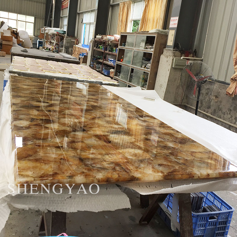 crystal slab, yellow crystal slab for sale, gemstone slab factory in ...