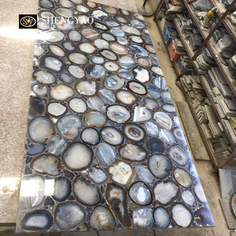 agate slab,natural grey agate slab on sale,semi precious stone slab ...