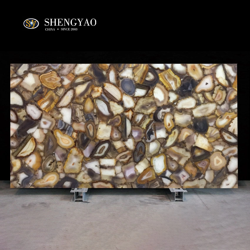 Semi Precious Stone Slab Agate Wall Panel Wholesaler,white agate slab ...