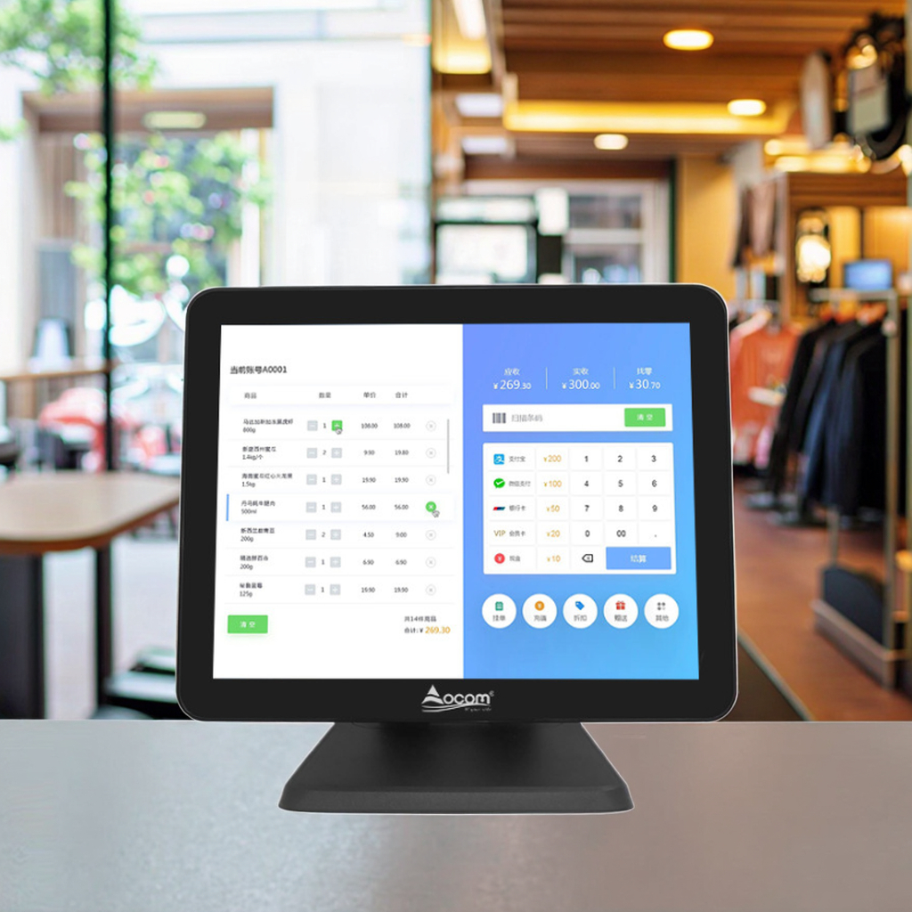 15 polegadas Intel Celeron Intel-J6412 Core i3 i5 Touch Screen Cashier ...