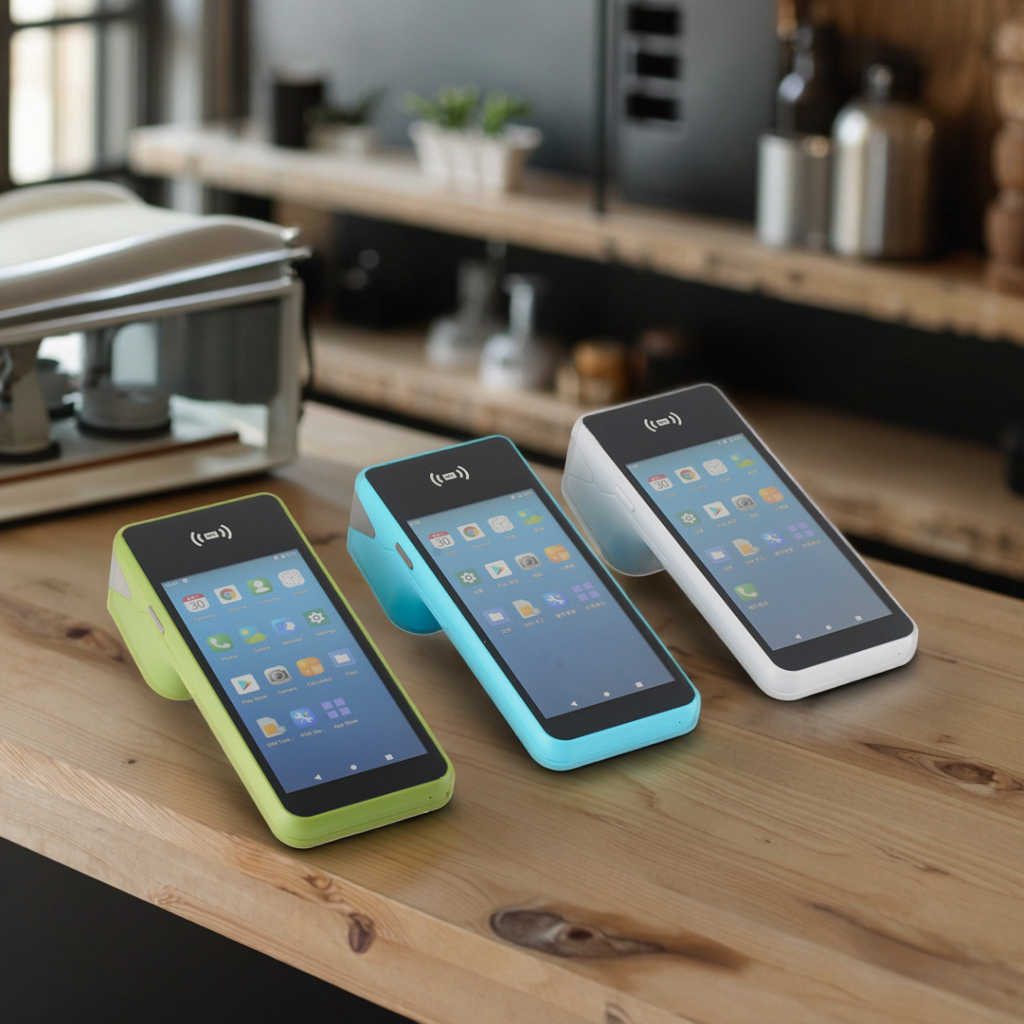 Android 5,5 pouces POS Terminal avec connectivité NFC Bluetooth USB et ...