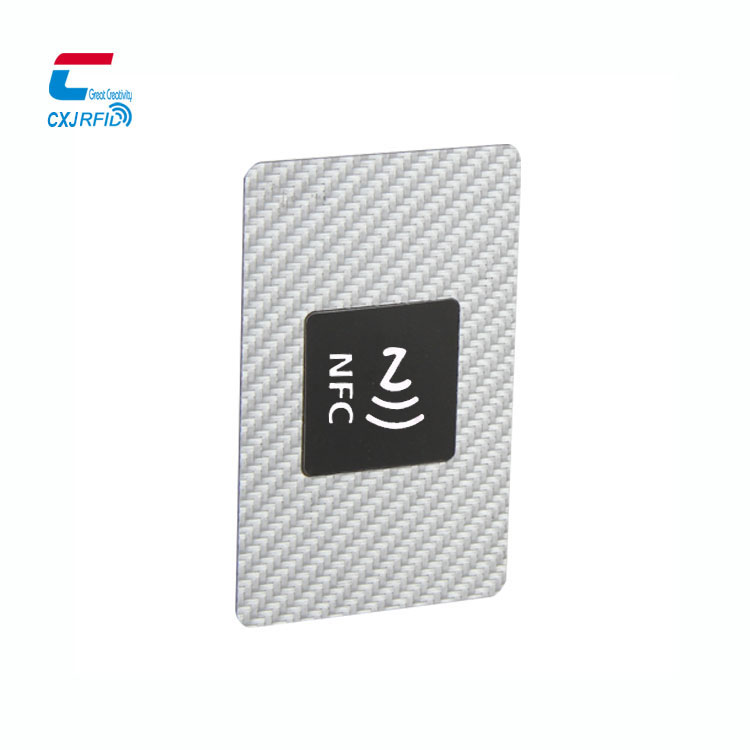Wholesale custom logo printing slim NFC credit name carbon fiber ...