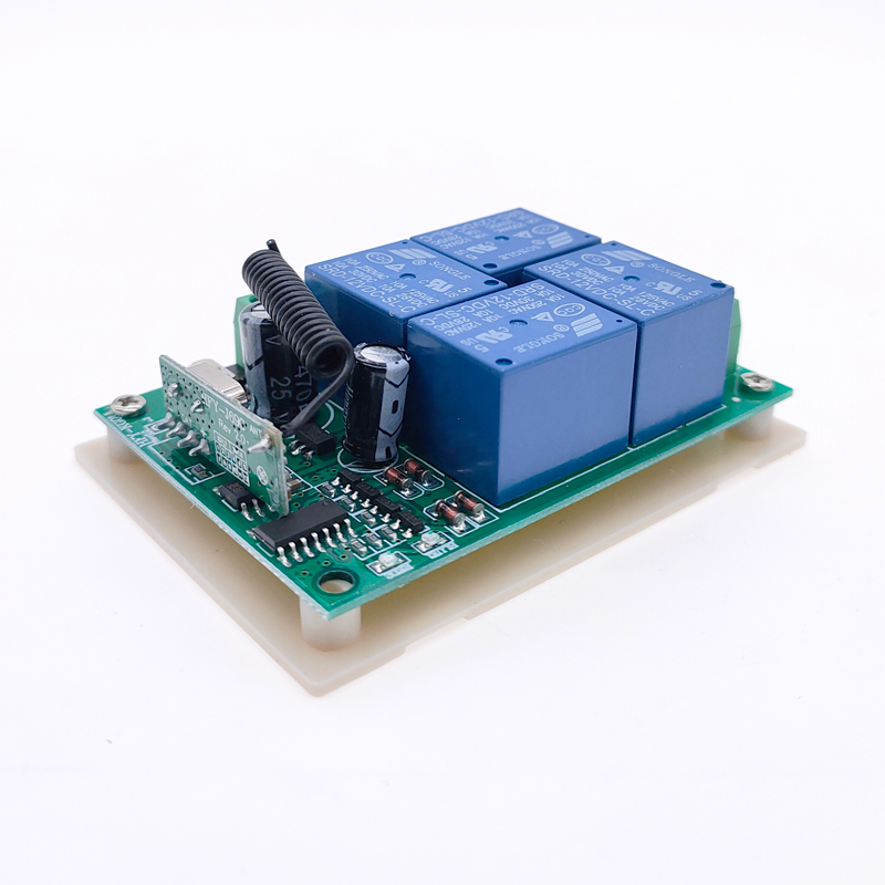 12V 4 way universal wireless remote controller 433Mhz receiver module