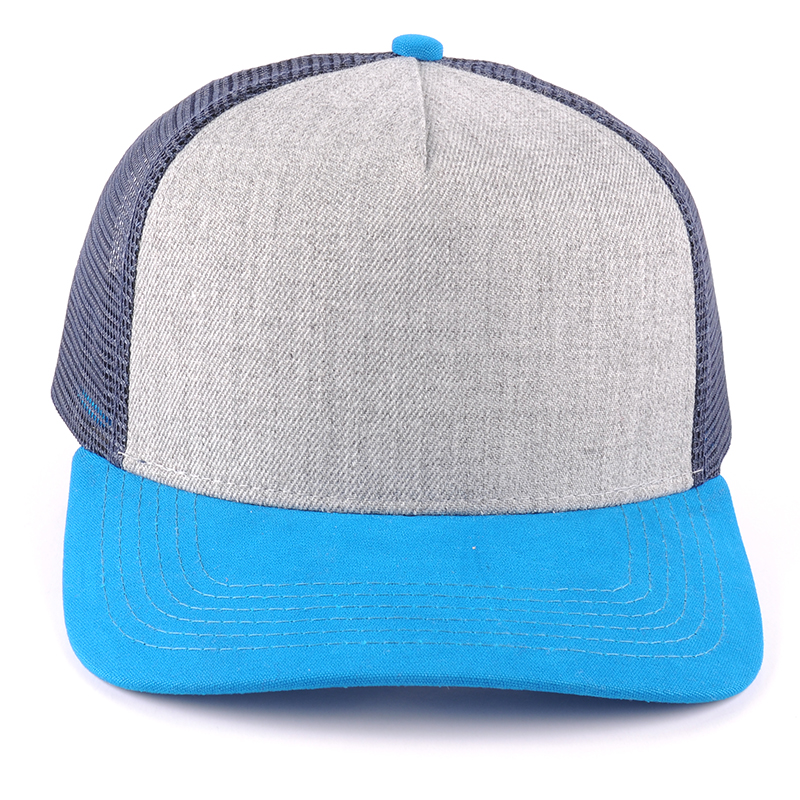 custom blank acrylic wool trucker caps without logo