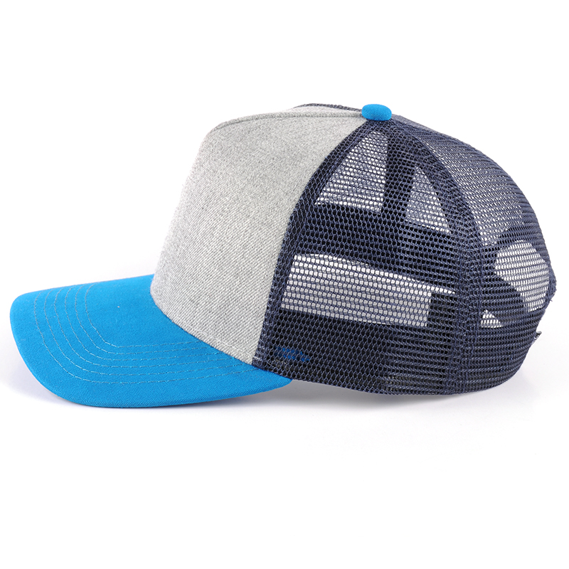 custom blank acrylic wool trucker caps without logo