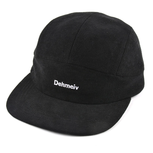 plain embroidery 5 panels embroidery caps custom