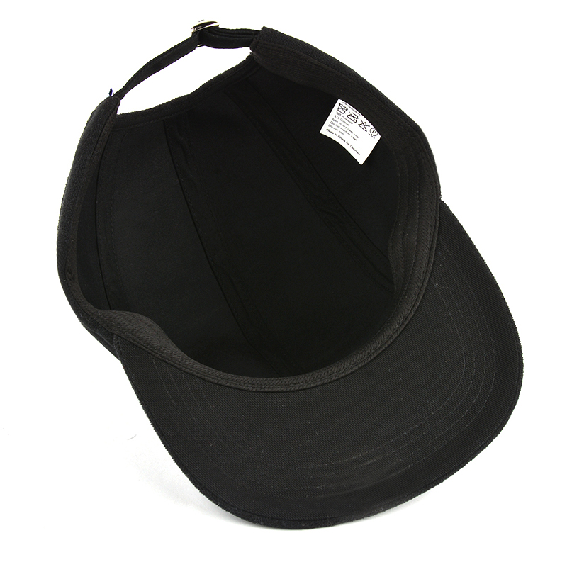 plain embroidery 5 panels embroidery caps custom