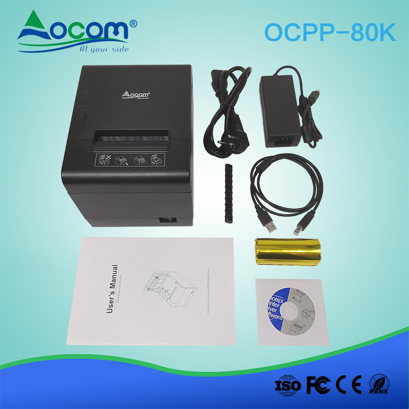 OCPP-80K 80MM Three Interfaces Thermal Receipt Printer with Auto Cutter