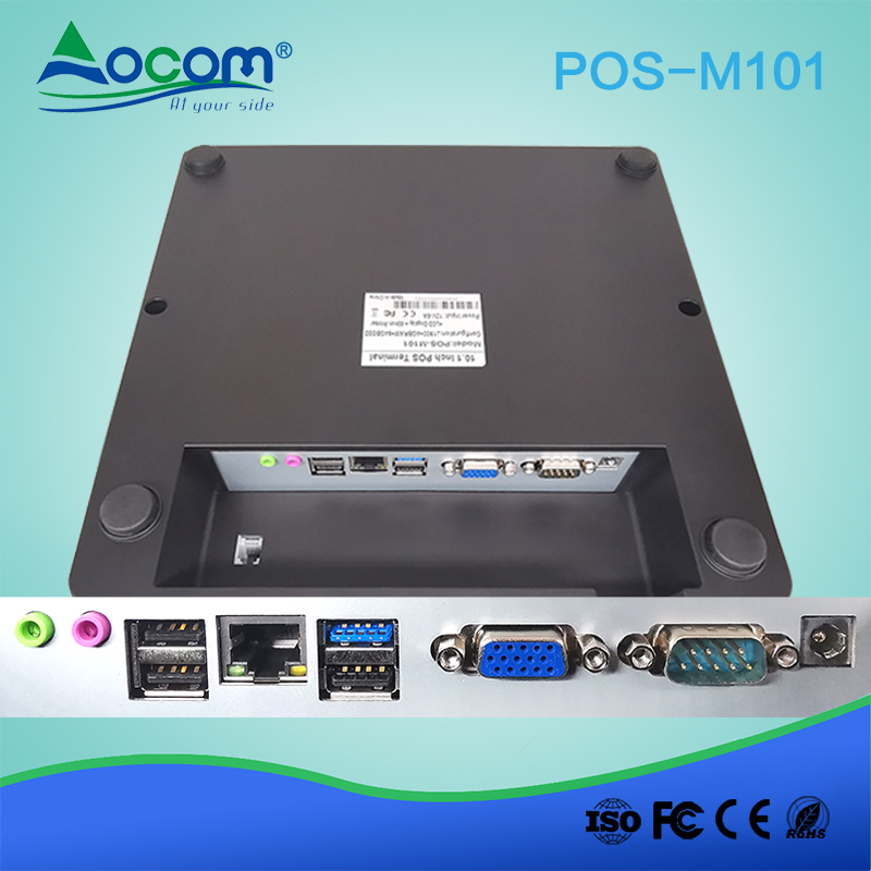 POS-M101-W 10inch desktop barcode scanner hardware Windows POS system