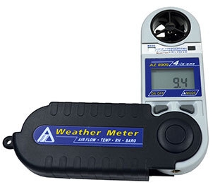 8909 4 in 1 Mini Air Flow Anemometer And Barometric Pressure Meter