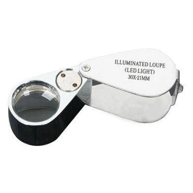 MG21007 Folding LED Illuminated Jewelry Loupe, Custom Loupes