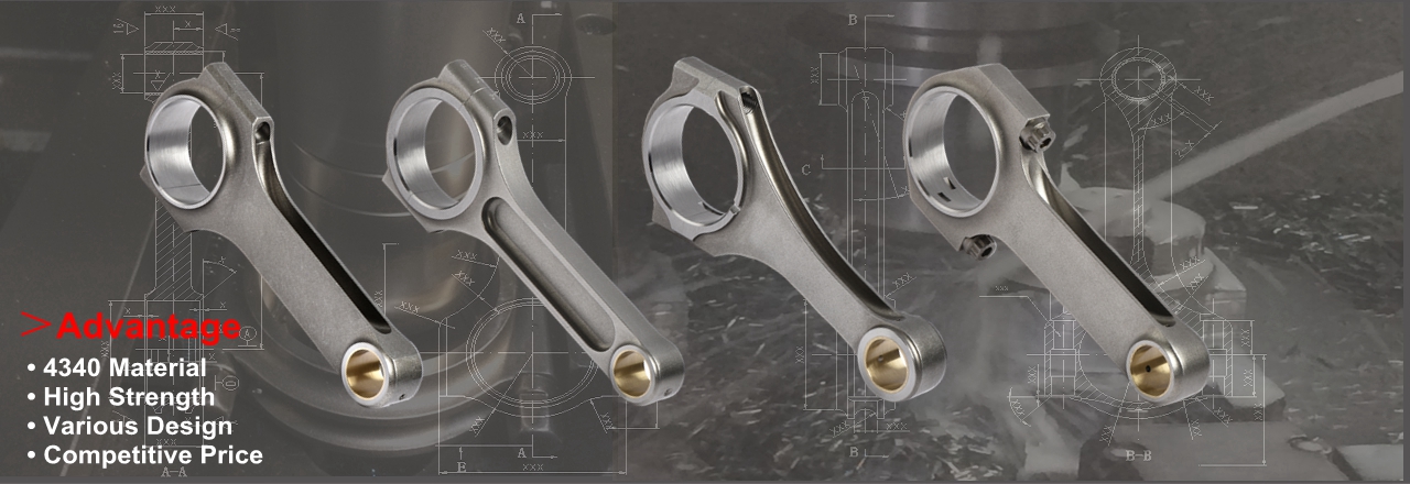 Honda F20B X beam Forged Steel 145mm connecting rods