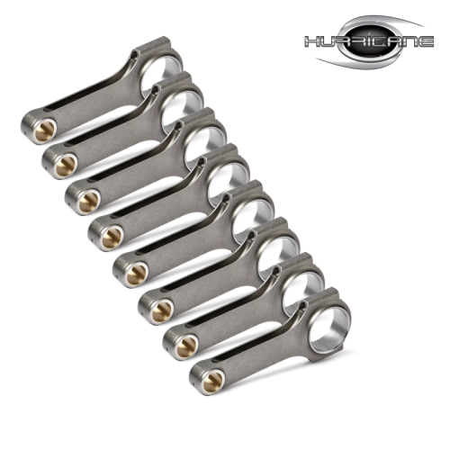 Forged Steel Chevy V8 SBC H beam 5.850" connecting rods set