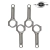 I beam Honda F23 F23A1 F23A4 F23A5 F23A7 Accord LX Connecting Rods