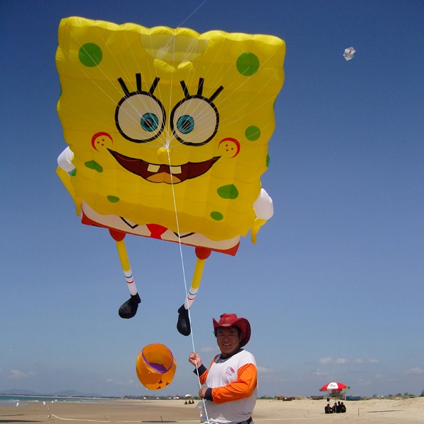 Large soft Inflatable spongebob kite for sale